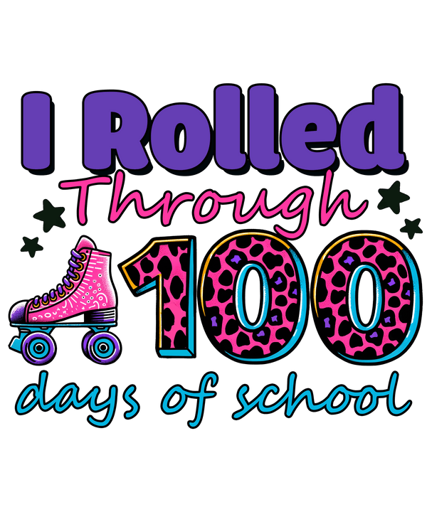 100 Days of School DTF Designs - Ready to Press